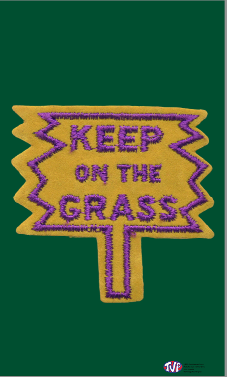 Wall Flag 5'x3' - Keep On The Grass – The VintagePatch