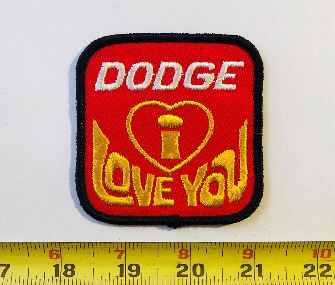 Dodge I Love You Vintage Patch. – The VintagePatch