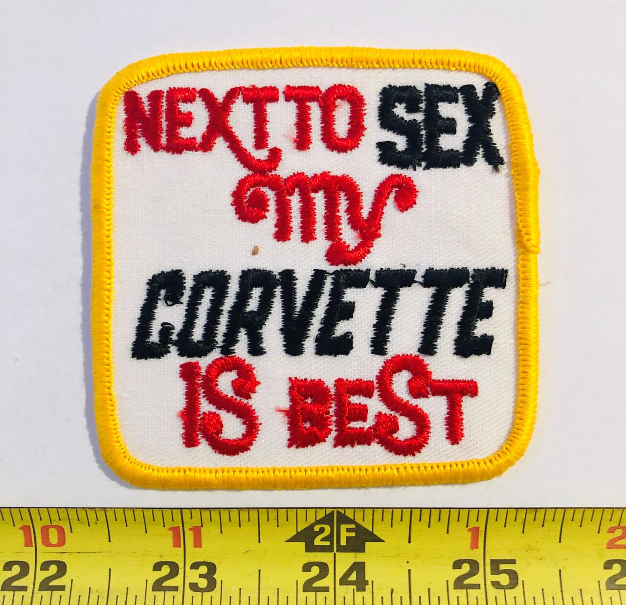 Chevrolet Corvette Sex Vintage Patch – The VintagePatch