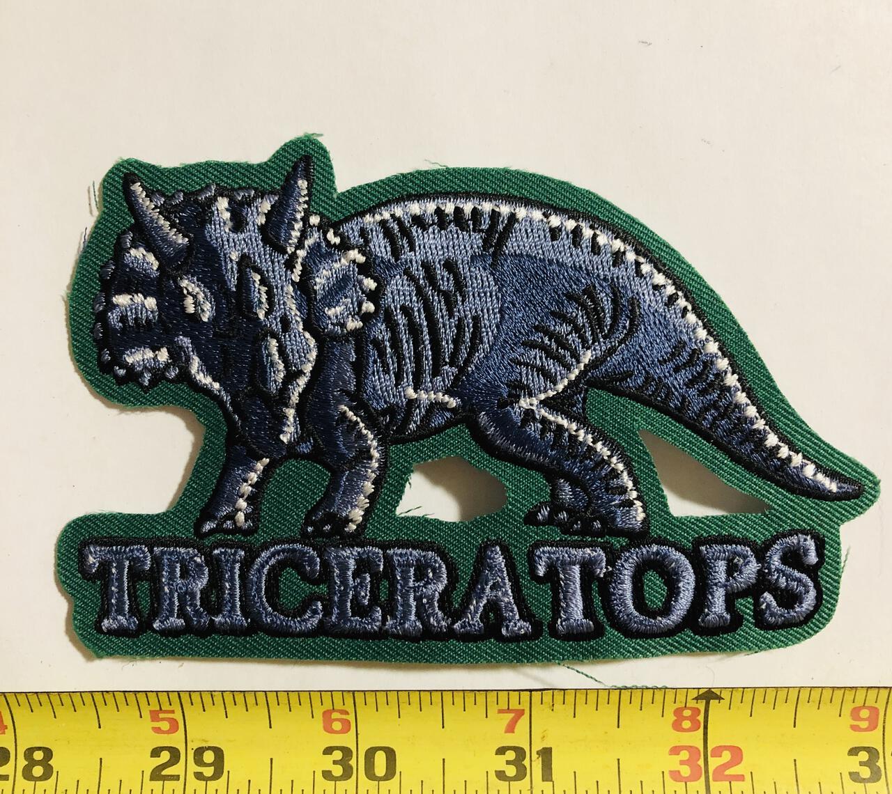 Triceratops Dinosaur Vintage Patch – The VintagePatch