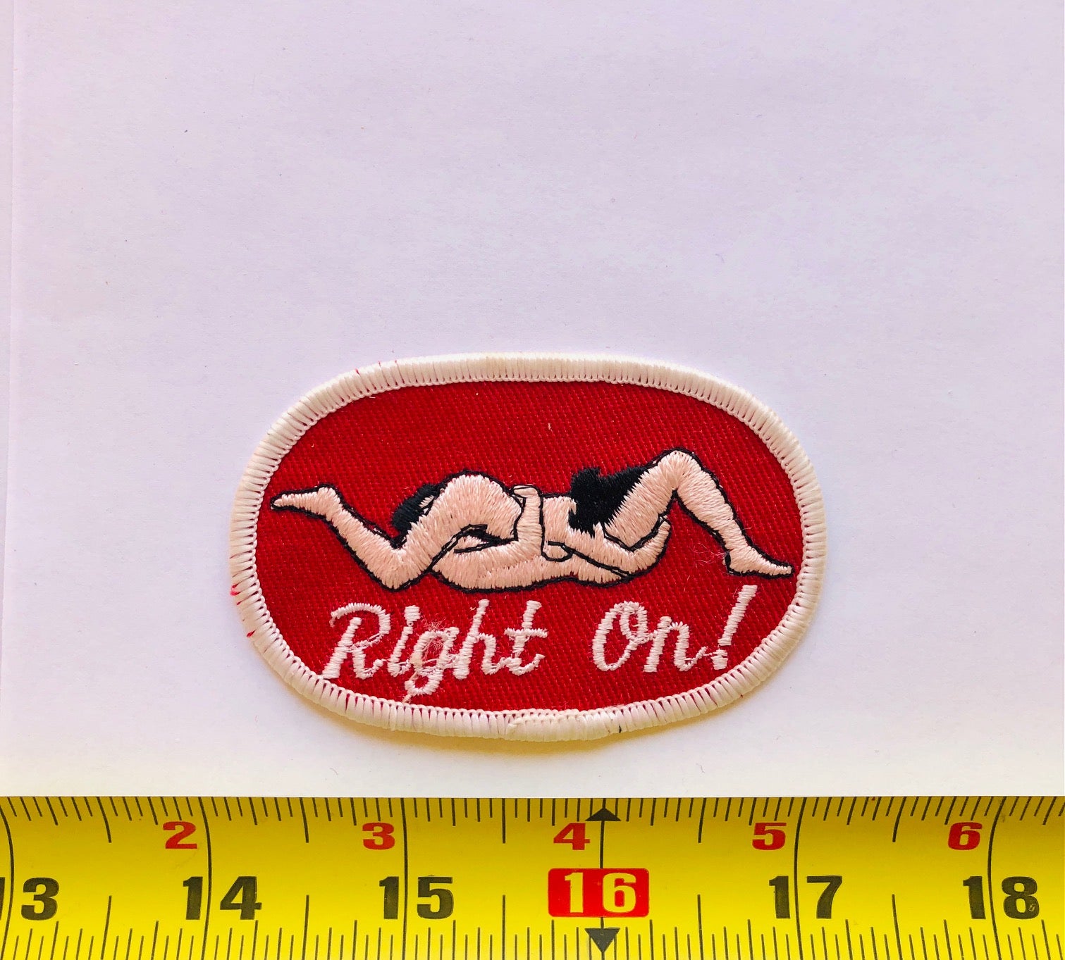 Vintage Right On Sex Patch The Vintagepatch