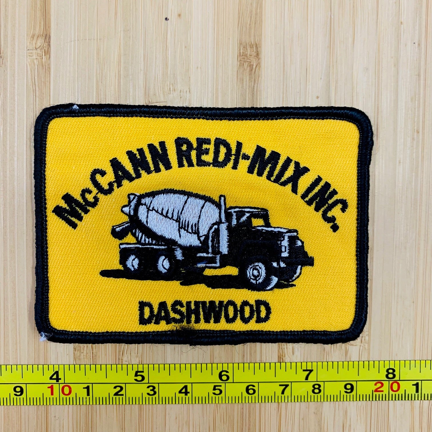 McCann Redi-Mix Inc. Dashwood Cement Truck Vintage Patch – The VintagePatch