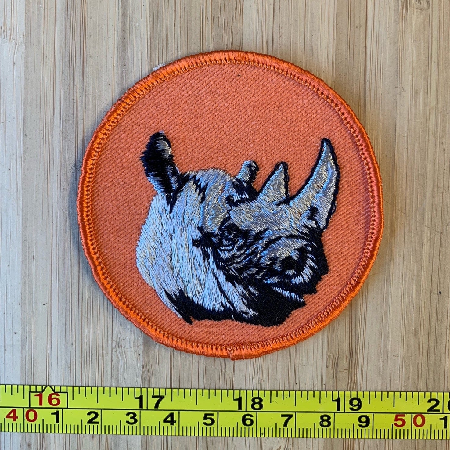 Rhino Wild Animal Vintage Patch – The VintagePatch