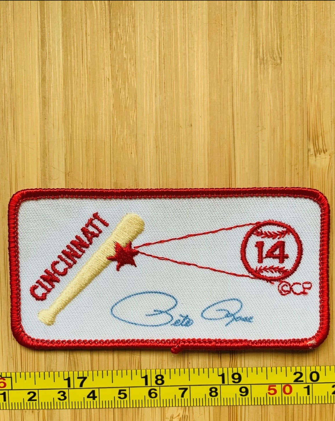 Vintage MLB Cincinnati Baseball Signature Patch – The VintagePatch