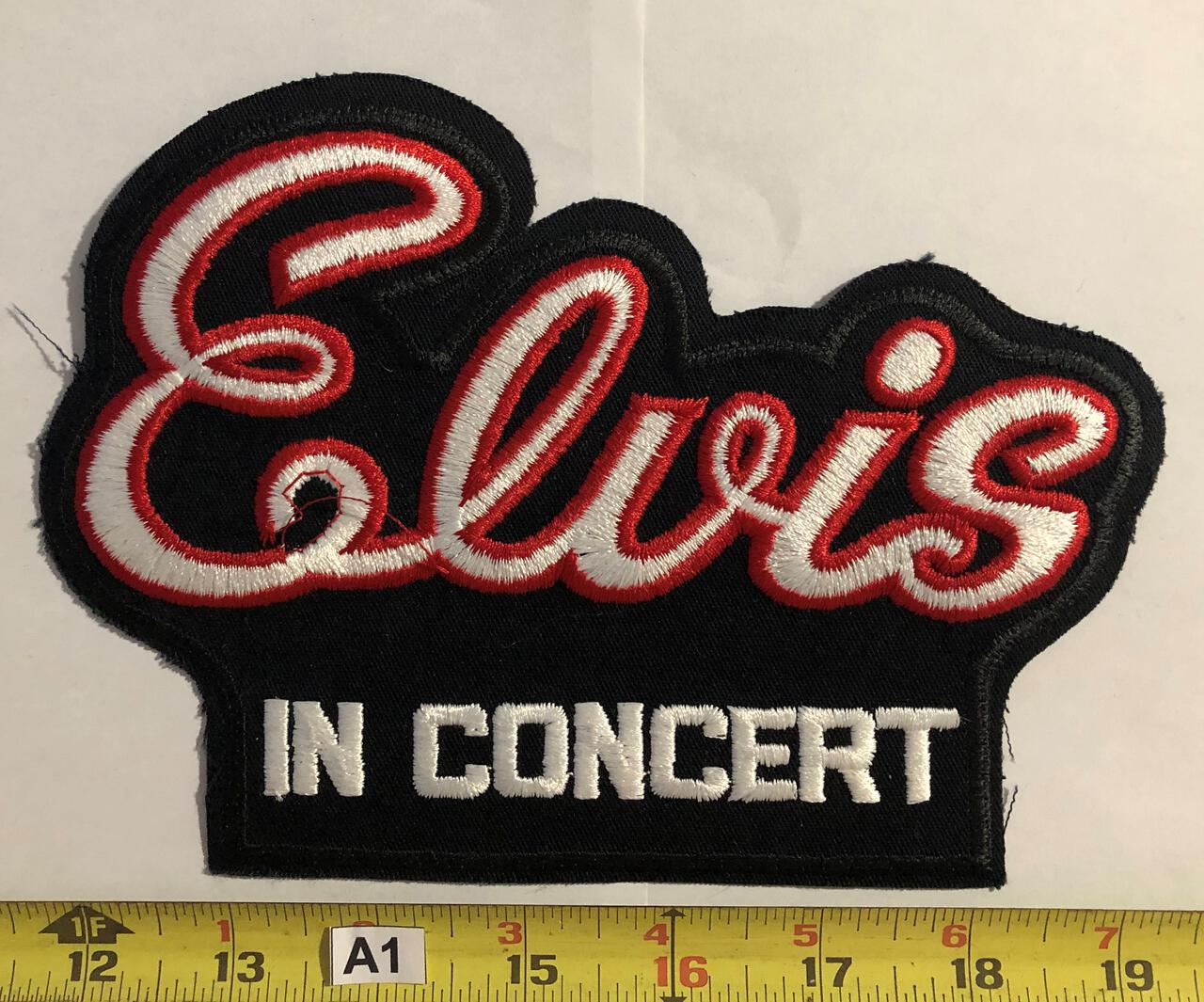 Elvis in Concert Back Vintage Patch – The VintagePatch