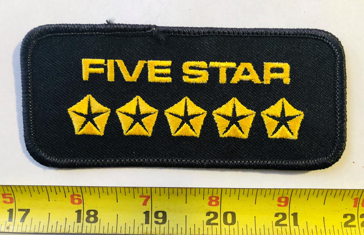 Chrysler Five Star Vintage Patch – The VintagePatch
