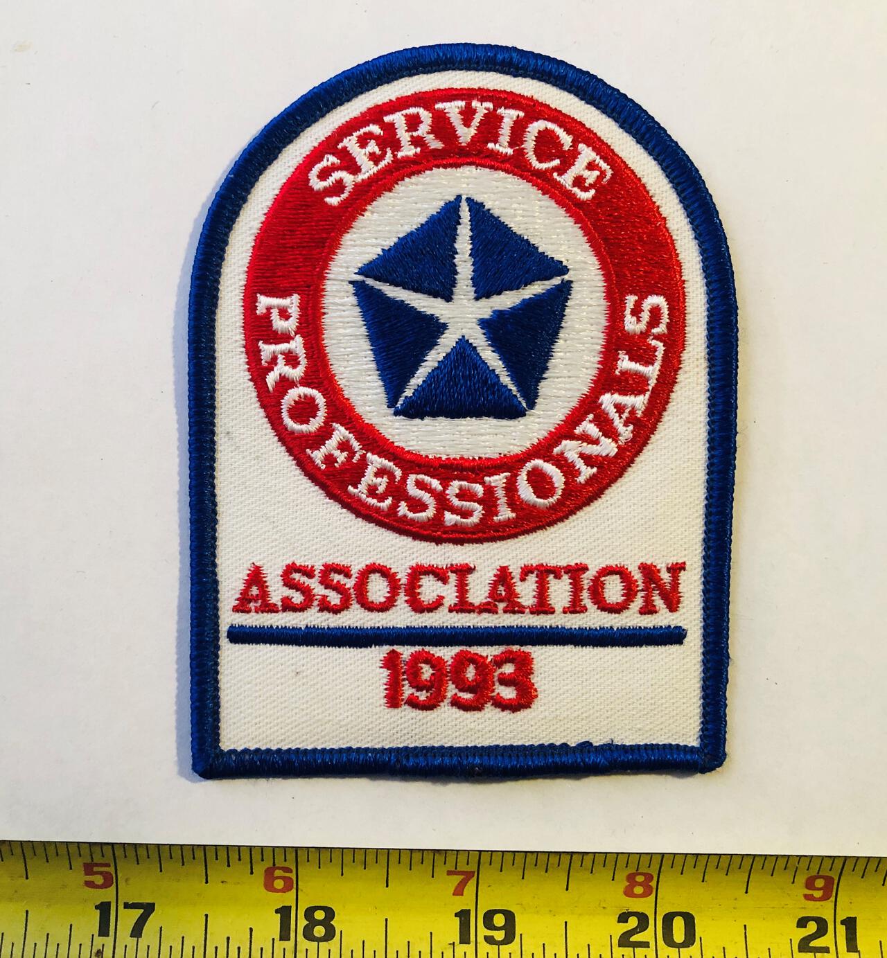 Chrysler Service Professionals Association 1993 Vintage Patch – The ...