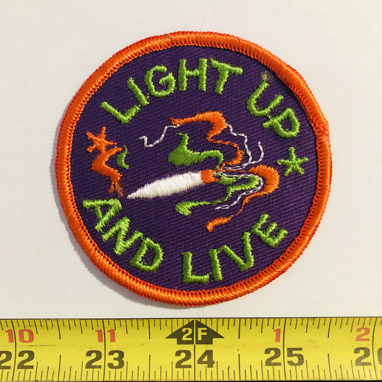 Light Up Marijuana Vintage Patch – The VintagePatch