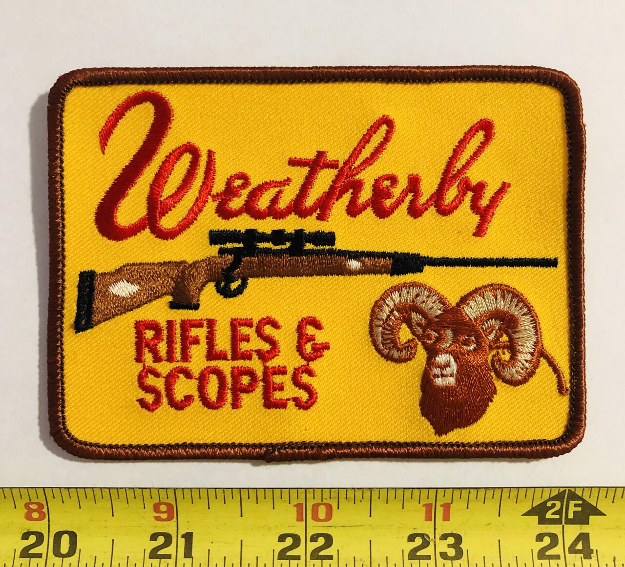 Weatherby Rifles &Scopes Gun Vintage Patch – The VintagePatch