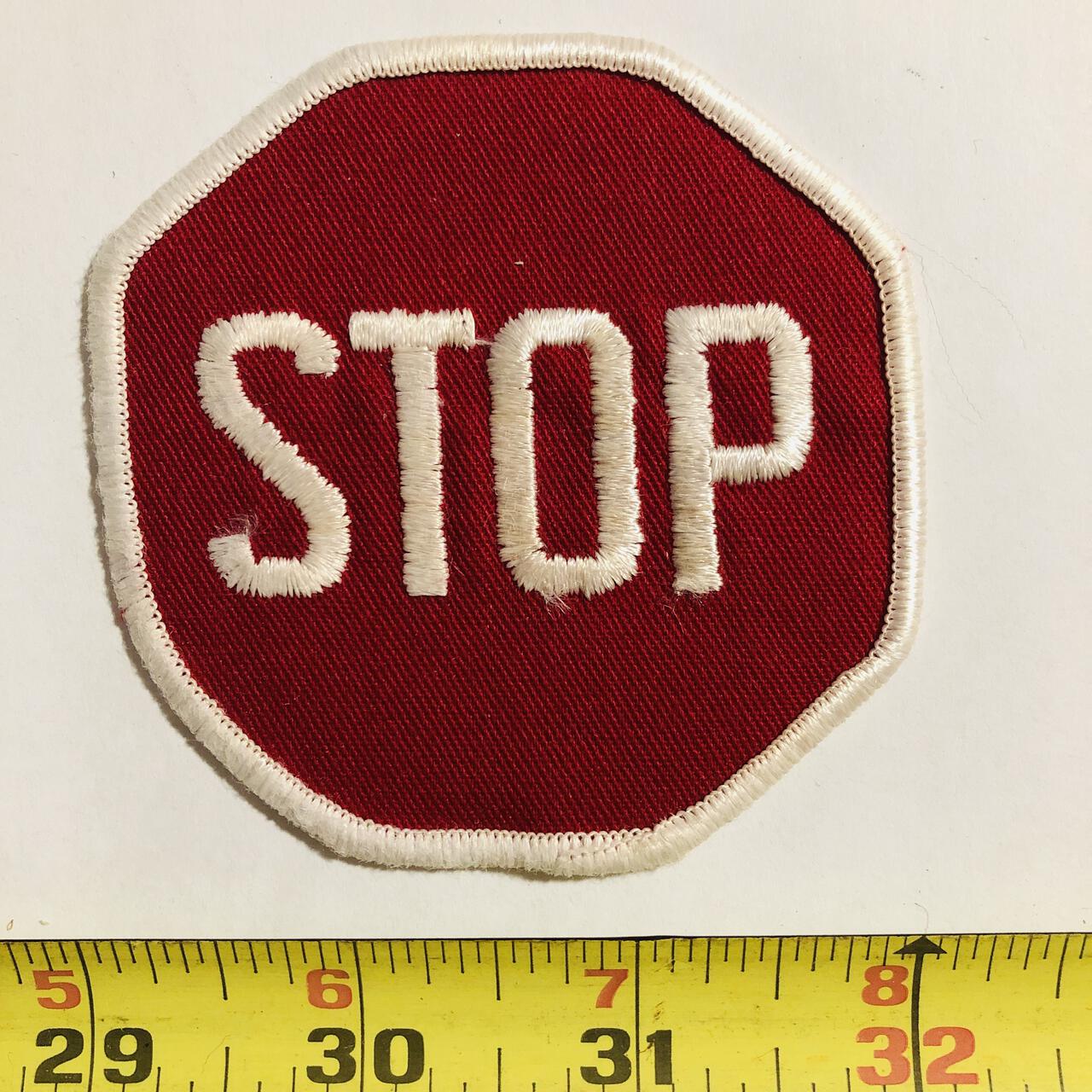 Stop Sign Vintage Patch – The VintagePatch