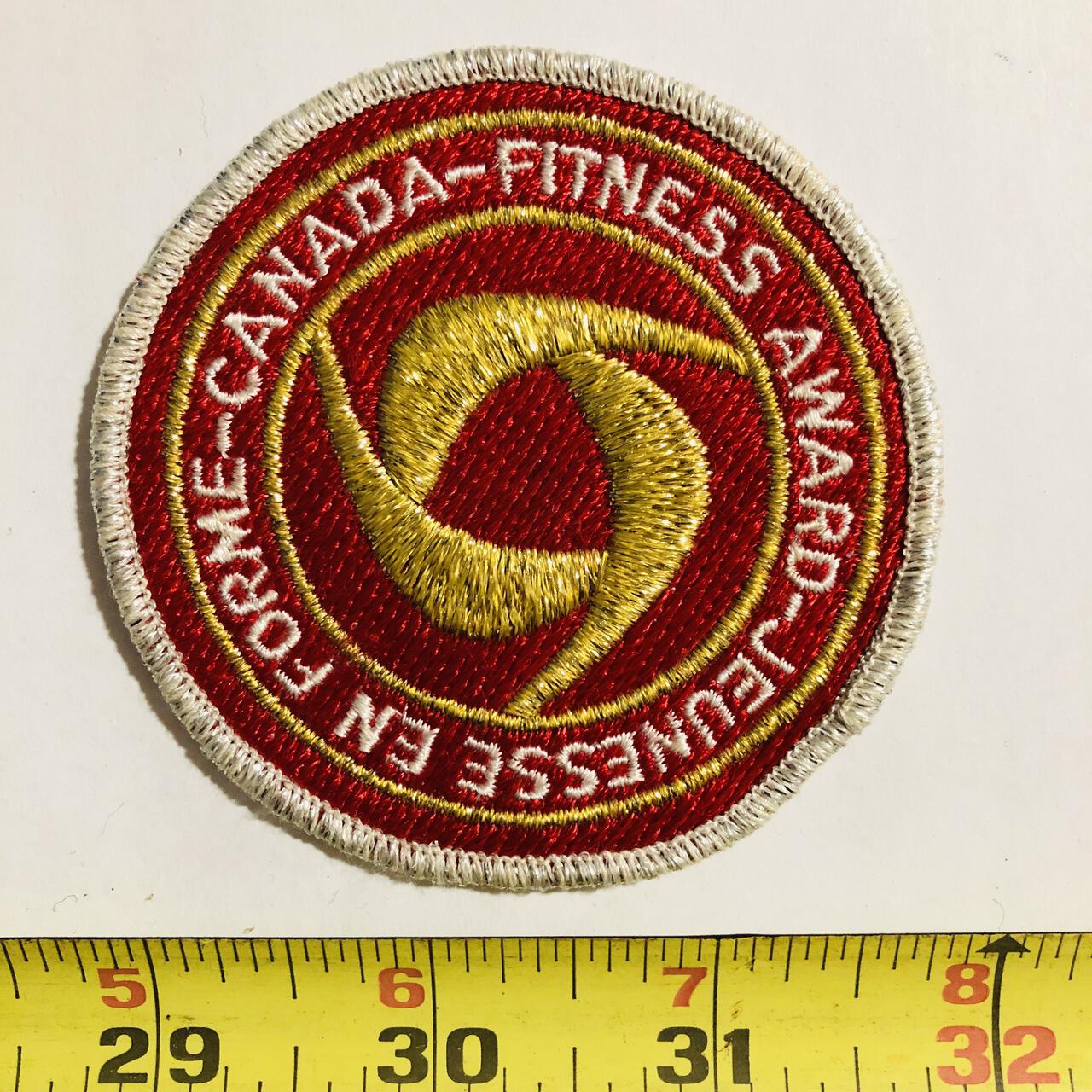Participaction Canada Fitness Gold 2nd Generation Award Vintage Patch ...
