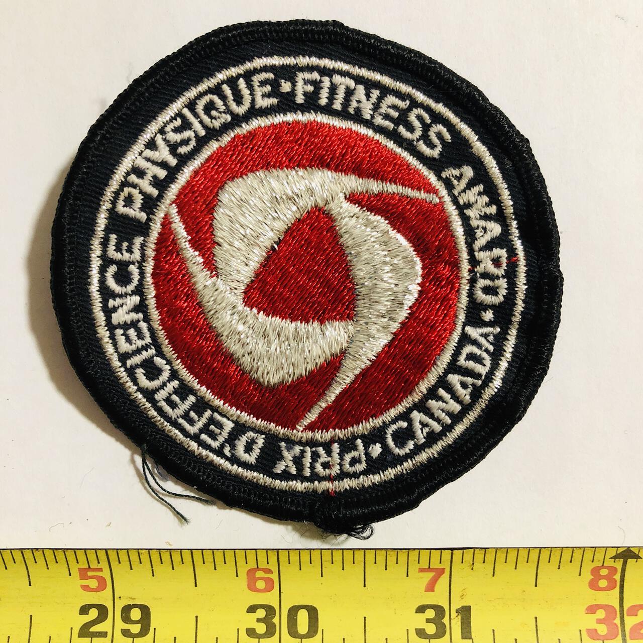 Participaction Canada Fitness Silver 1st Generation Award Vintage Patc ...