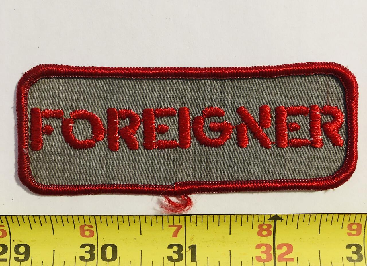 Foreigner Vintage Patch – The VintagePatch