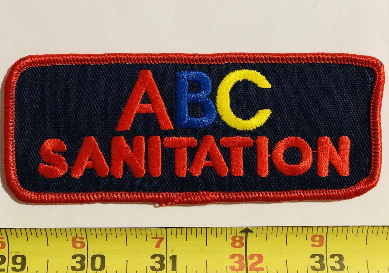 ABC Sanitation Vintage Patch – The VintagePatch