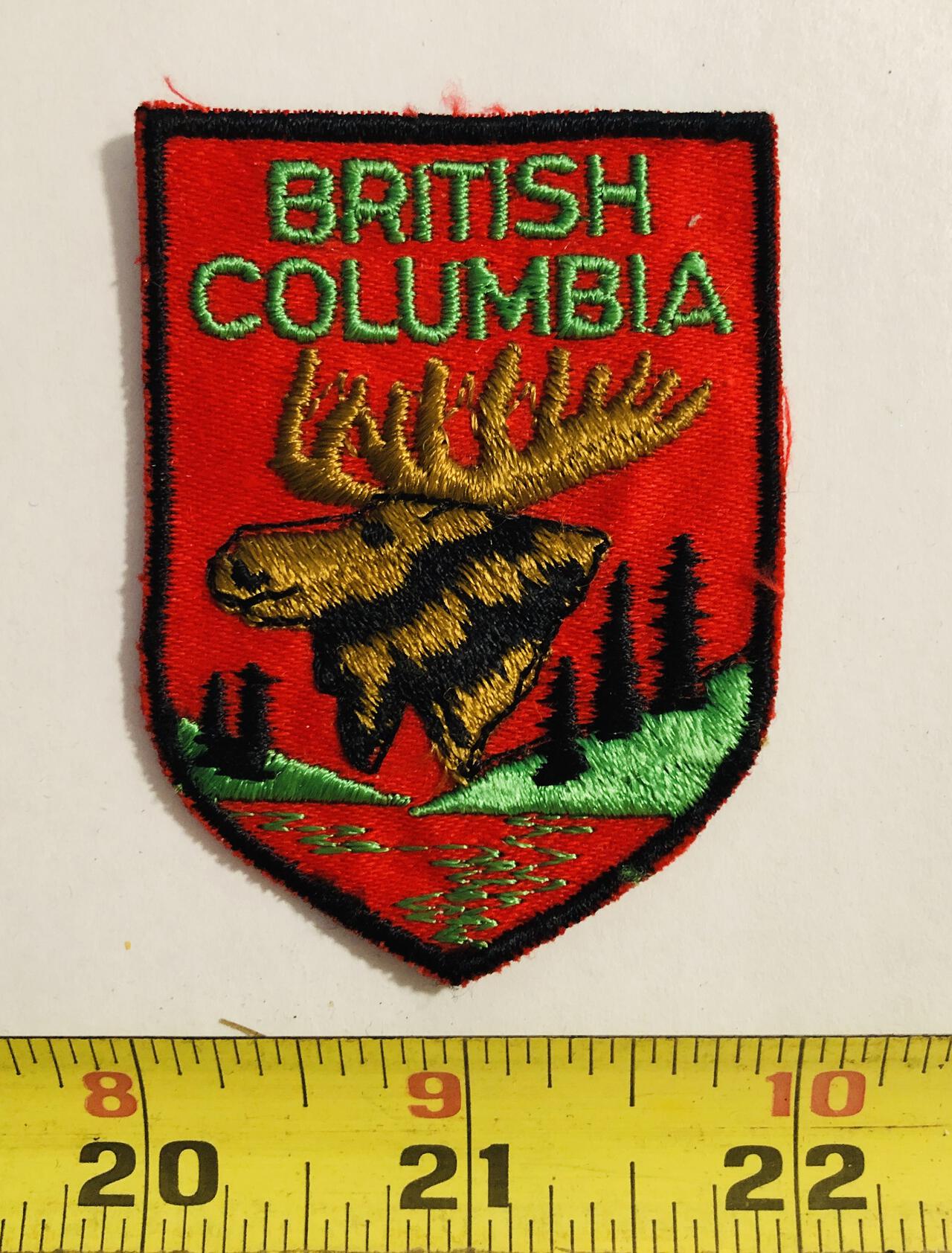British Columbia tourist Vintage Patch – The VintagePatch